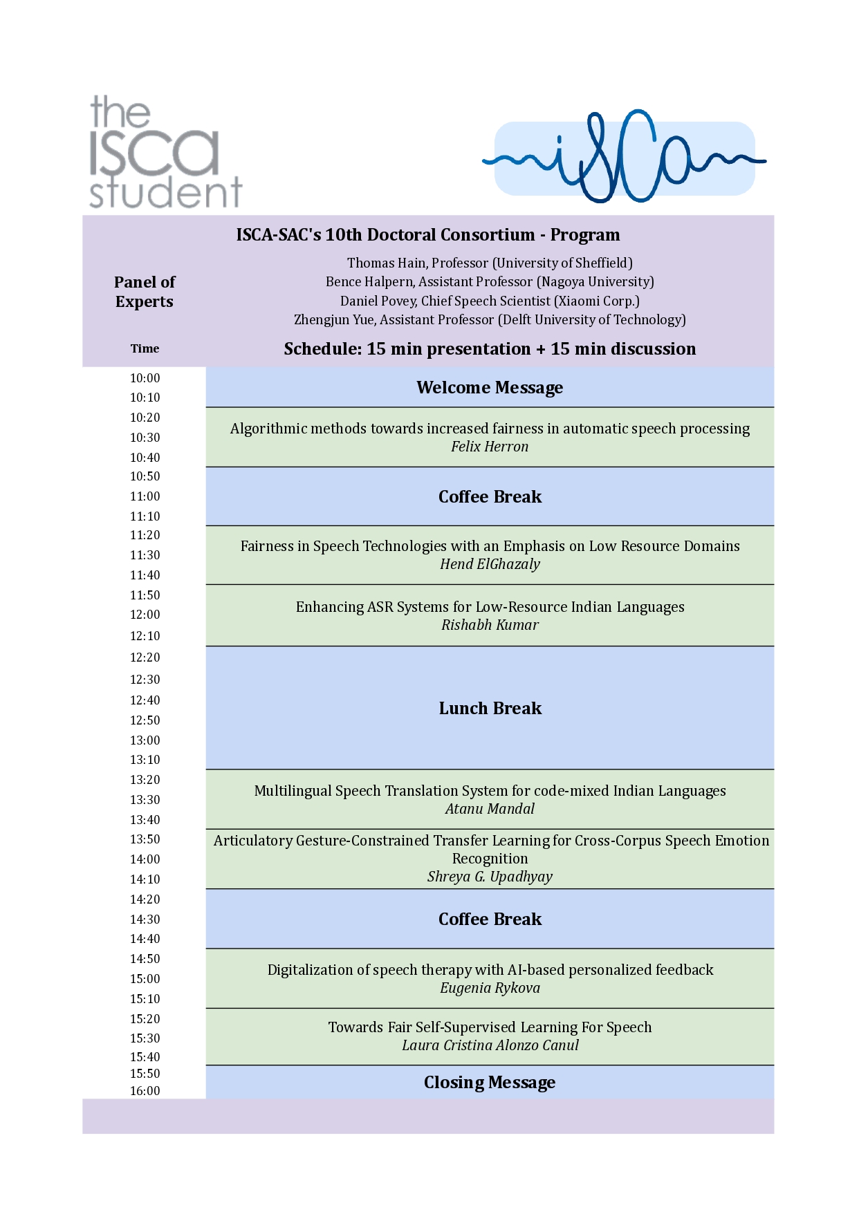 Home [www.isca-students.org]